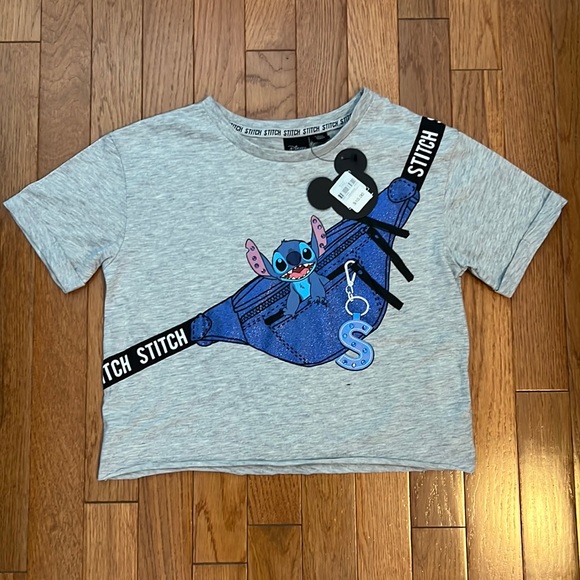 Primark | Shirts & Tops | Disney Primark Stitch Crop Top | Poshmark